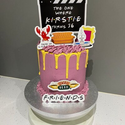 Friends Movie Clapper Board Birthday Cake Topper Personalised - Etsy UK