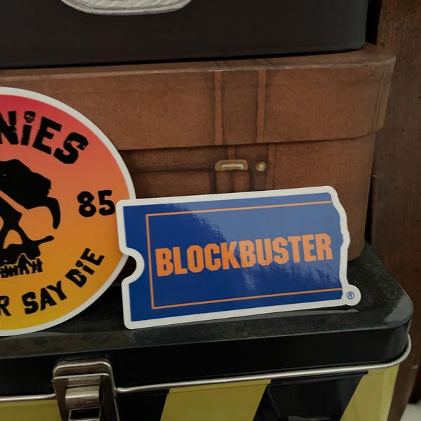 Blockbuster Sticker | Blockbuster Video Sticker | Retro Sticker ...