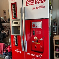 Vintage Fridge Decal Peel Stick, Fridge Wrap Vinyl, Coca Cola Fridge ...