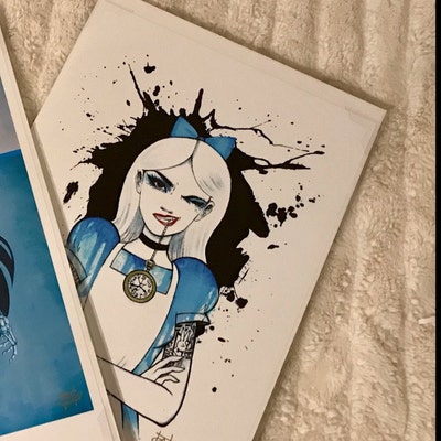 Alice Got Inked: Punk Rock Wonderland Fine Art Print 11x14 by Leilani ...