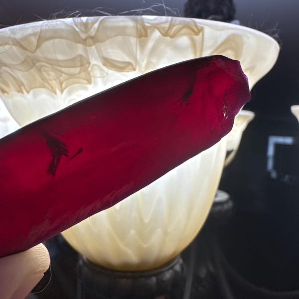 AAA Rated Lab Created Dark Red Ruby,(3no) Octagon 3x4mm-15x20mm ...