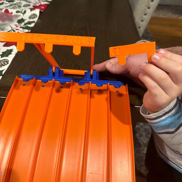 6-lane Starting Gate: Hot Wheels & Matchbox Compatible With Track ...