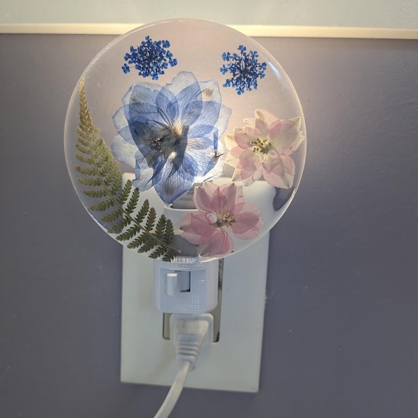 Handmade Flower Night Light, Sunflower Nightlights, Floral Night Light ...