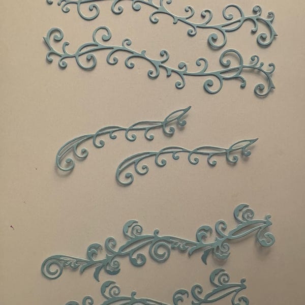 3 Large Card Overlays - Die Cuts ~ Card Stock Die Cut ~ Card or ...