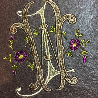Interlocking WJ or JW Monogram Embroidery Design / Machine Embroidery ...