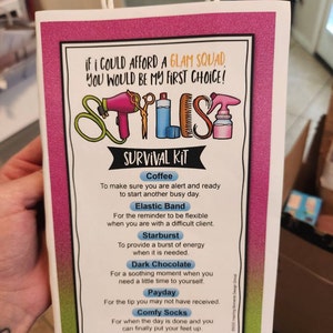 Medical Assistant Survival Kit Flyer Printable, Nurses, Healthcare Hero ...