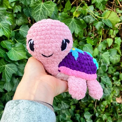 PATTERN: Plush Sherman the Sea Turtle Pattern Amigurumi Chunky Sea ...
