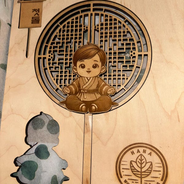 Handmade Korean Cake Topper for Boys – Perfect for Dol / Dohl (돌 1st ...