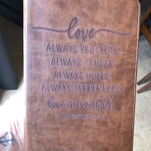 Engraved Bible Personalized Bible Custom Laser Engraved - Etsy