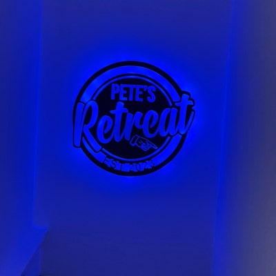 Mountain LED Metal Art Sign / Light up Mountain Metal Sign / Multi ...