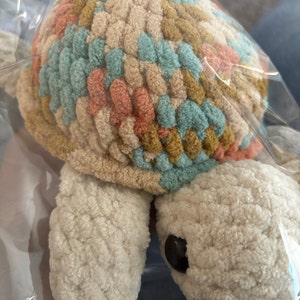 Mini Turtle Plushie. Handmade Crochet Turtle. Turtle Lover Decor ...
