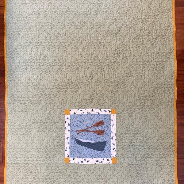 Jolly Red Canoe Quilt Block, Paper Pieced Quilt Pattern, PDF Pattern ...