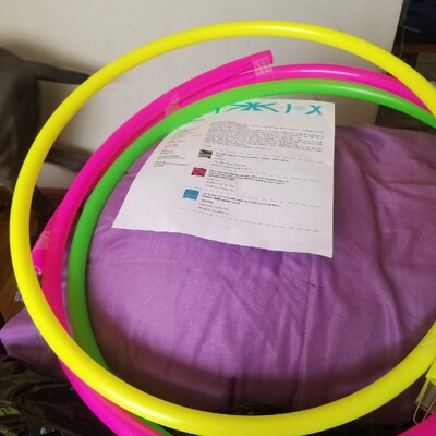 Circus Circus Dance & Exercise Hula Hoop COLLAPSIBLE or Push - Etsy ...