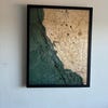 Puerto Rico Wood Carved Topographic Depth Chart / Map - Etsy