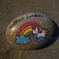 Encouragement Stones With Flowers, Set of 10 Affirmation Pocket Rocks ...