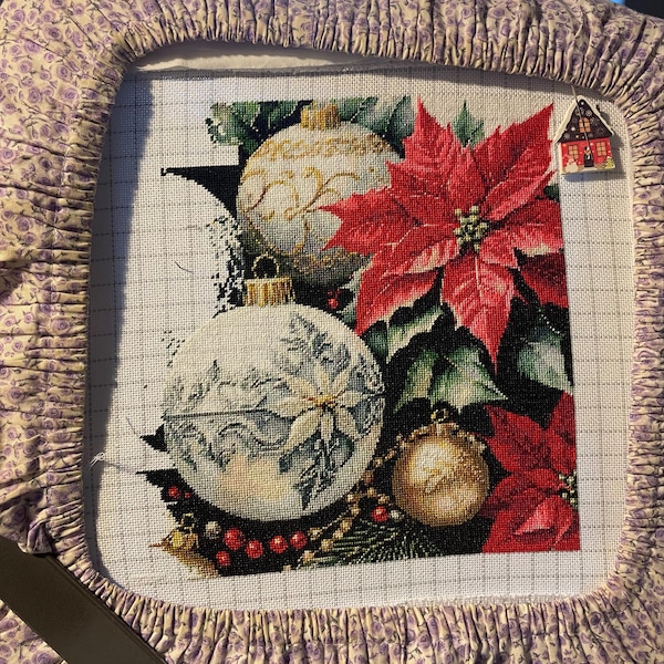 Elegant Beauty - PDF Digital Cross Stitch Pattern DMC Key 65 Colours 16 ...