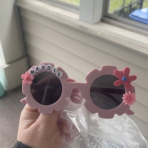 Personalized Sunglasses for Kids, Daisy Glasses, Neutral Glasses ...