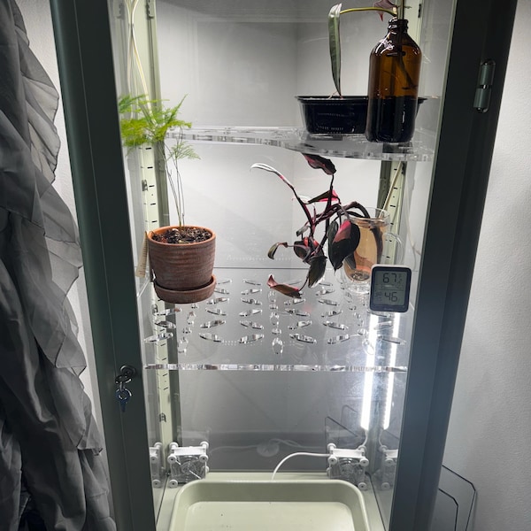 Milsbo Tall Set of 3 Sizes; Shelves for IKEA Indoor Greenhouse Cabinet ...