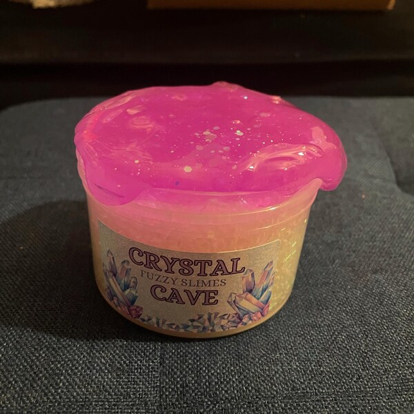 Matcha Boba Slime, Thick and Glossy, Clear, Boba Beads ~ Fuzzy Slimes ...