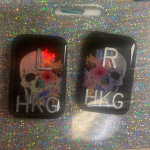 Holographic Floral Skull X-ray Marker Set Skeleton Xray Markers With ...