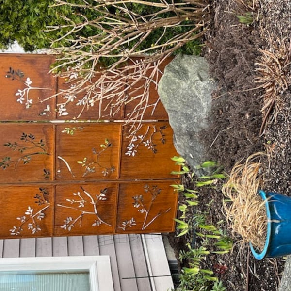 Tree & Branches Privacy Screens, Metal Garden Art, Metal Yard Art ...