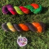 Gothic Lisa Frank Indie Dyed Yarn - Etsy