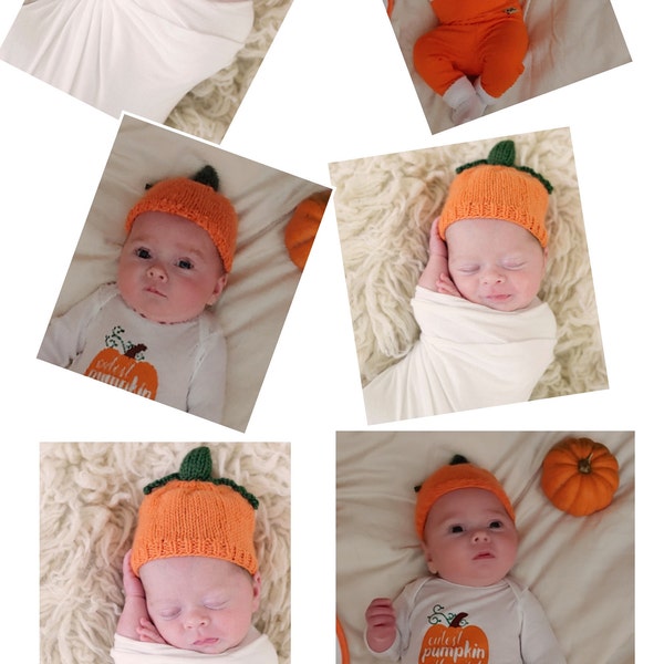 Pumpkin Hat Baby Candy Corn Hat Newborn Fall Baby Toddler Fall Hats ...