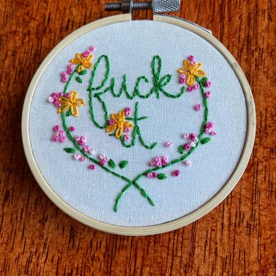 State Flower Embroidery Kits - Etsy