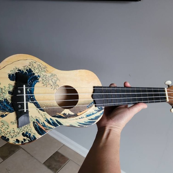 Beautiful Illustrations-handmade Custom Ukulele - Etsy