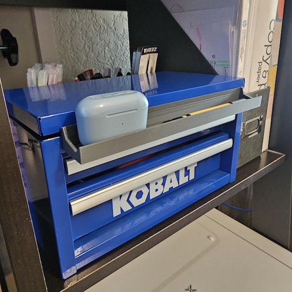 3D Printed Kobalt Mini Toolbox External Front Shelf - Etsy