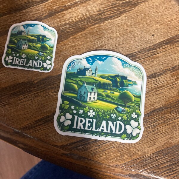 Ireland | Ireland Travel | Travel Decal | Waterproof Sticker | Travel ...