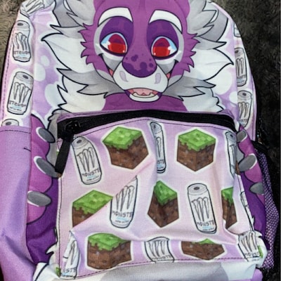Custom Backpack Furry Fursona - Etsy
