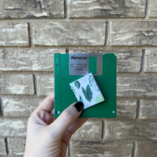 Floppy Disk Notebook - Vintage Computer Disc Journal - Choose Your ...