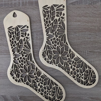 Sock Blockers, Wooden Sock Form, Sock Stretcher, Blocking Hand Knitted ...