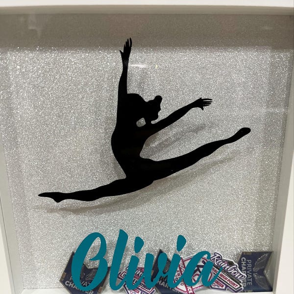 Personalized Dance Shadow Box | Competition Pin Holder | Display Case ...