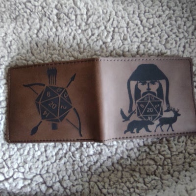 D&D Themed Laser Engraved Bamboo Cutting Board With Handle DND Dungeons ...