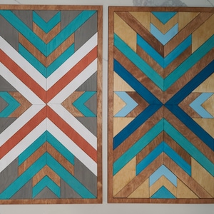 Round Wood Quilt Block Kit Unfinished DIY Home Décor - Etsy