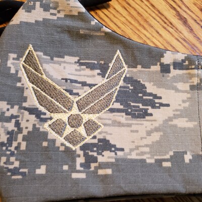 USAF Inspired Embroidery Machine Design in 4 Sizes to Fit 4 X 4 and 5 X ...