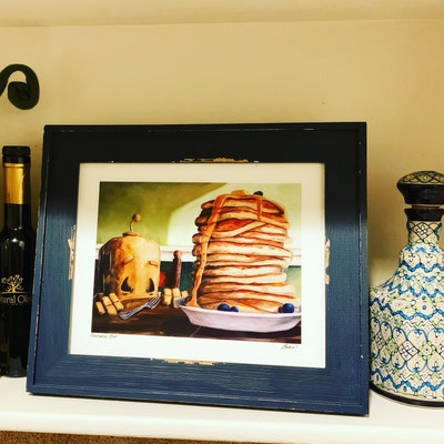 PANCAKES BOT Robot Painting Print - Etsy