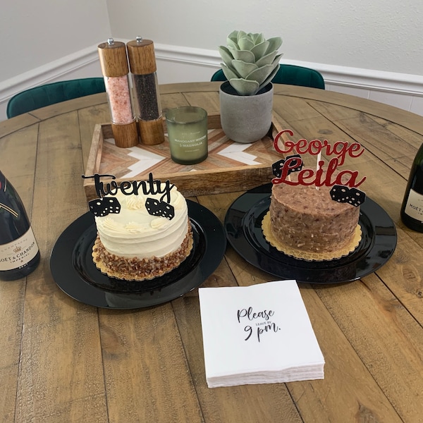 Custom Cake Topper, Name Cake Topper, Custom Name Cake Topper, Glitter ...