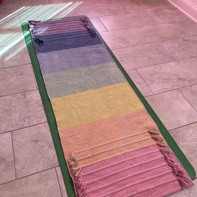 Home Décor Area Rug, Checkered Rug Runner, Moroccan Rug Large ...