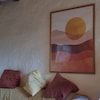 Retro Desert Sunset Print 70s Colour Blocking Mid Century - Etsy