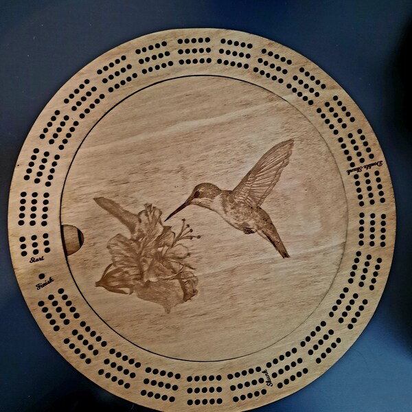 Cribbage Board Custom Made Any Shape Fully Personalized - Etsy