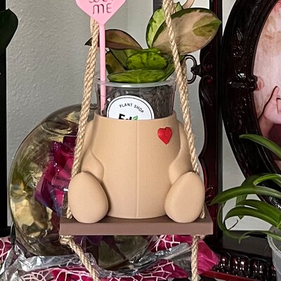 Boho Wavy Plant Pot 4, 5, 6, 7 Tall Clear Pot Perfect Fit Unique ...