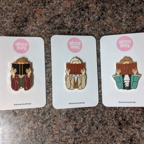 Belle Fictional Bookworm Enamel Pin Bookish Enamel Pin Fantasy Pin ...