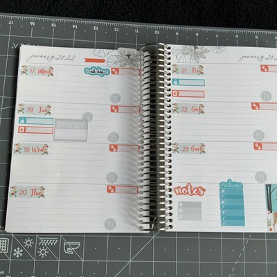 Printable Winter Planner Sticker Kit, Christmas Planner Stickers ...