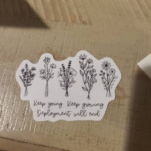 SURVIVING DEPLOYMENT STICKER / Military Spouse / Military Life | Etsy