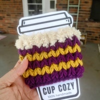 Tall Cup Cozy Display Card, PRINTABLE Template Coffee Sleeve Insert ...