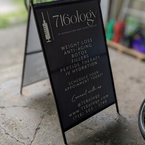 Bounce House Rules, Sidewalk Sign, A-frame Business Sign, Business Menu ...