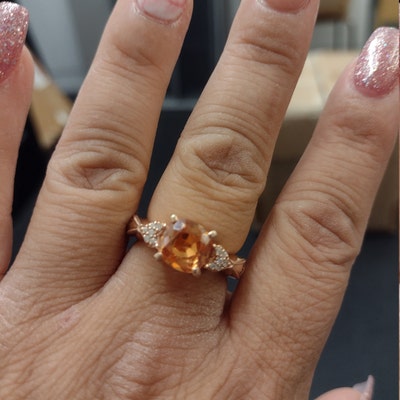 Rose Gold College Class Ring,school Ring,class Rings,graduation Ring ...